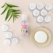 Germ stopper with cute bacteria kids party favor hand sanitizer | Zazzle
