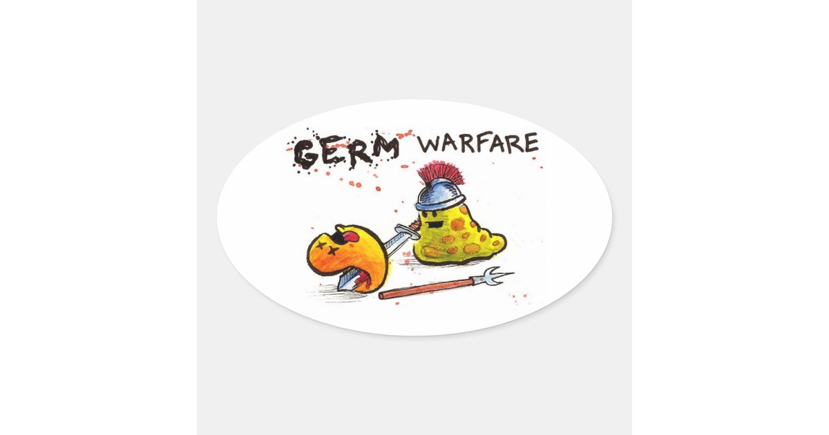 Germ Warfare Sticker | Zazzle