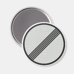 German Autobahn No Speed Limits Road Sign Magnet | Zazzle