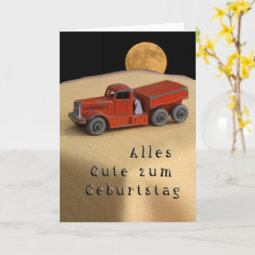 German Birthday Card | Zazzle