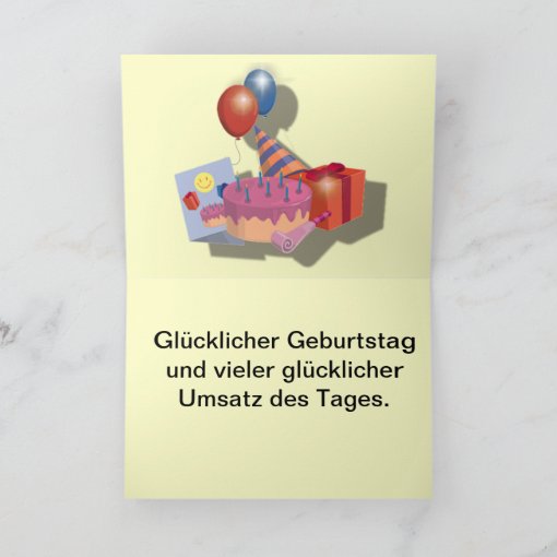 German Card | Zazzle