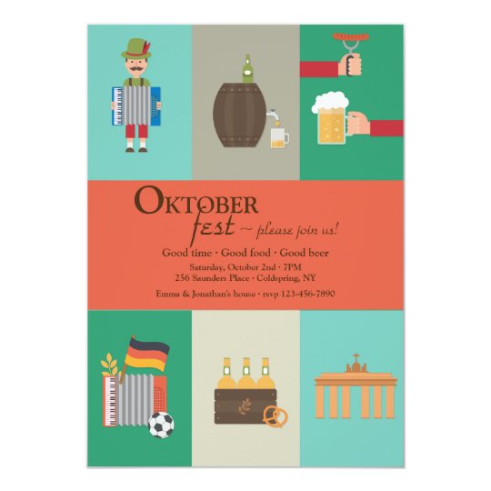 German Culture Oktoberfest Invitation | Zazzle.com