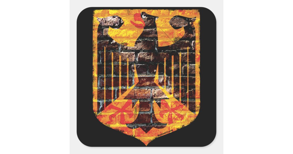 German Eagle Crest Stickers | Zazzle