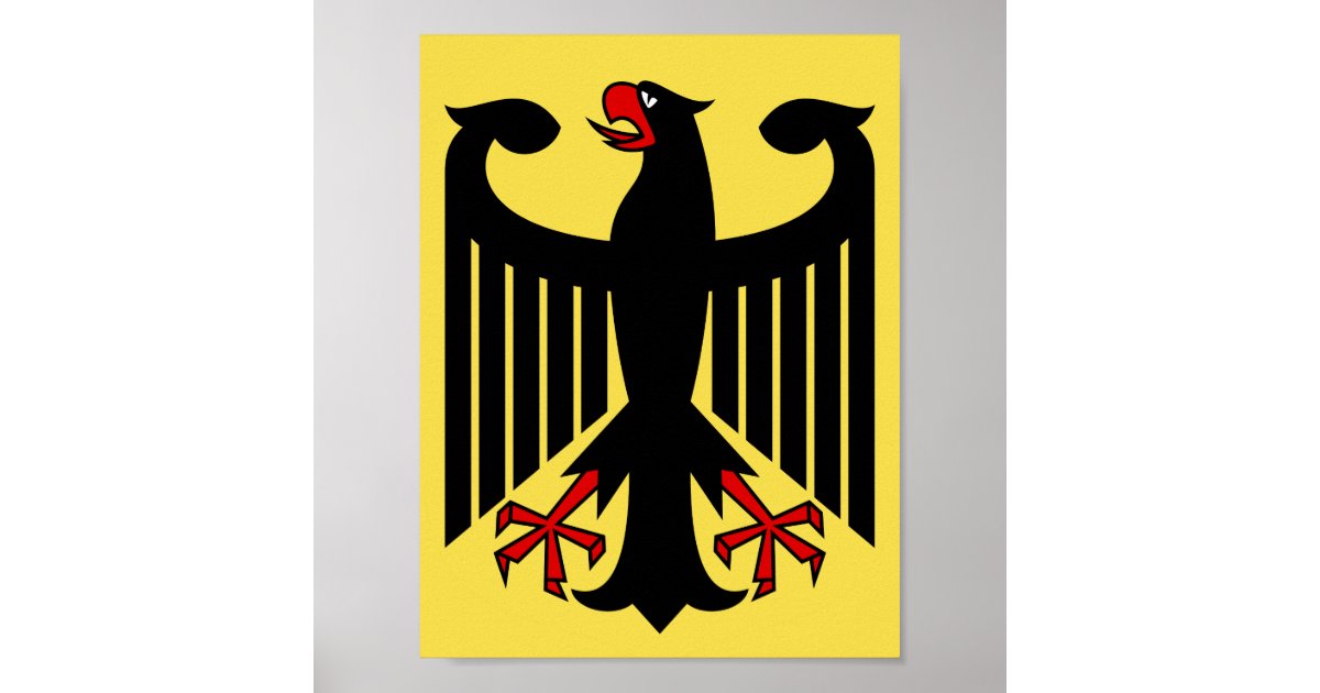 German Eagle Emblem Poster | Zazzle