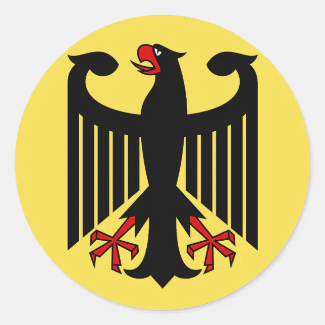German Eagle Emblem Sticker | Zazzle
