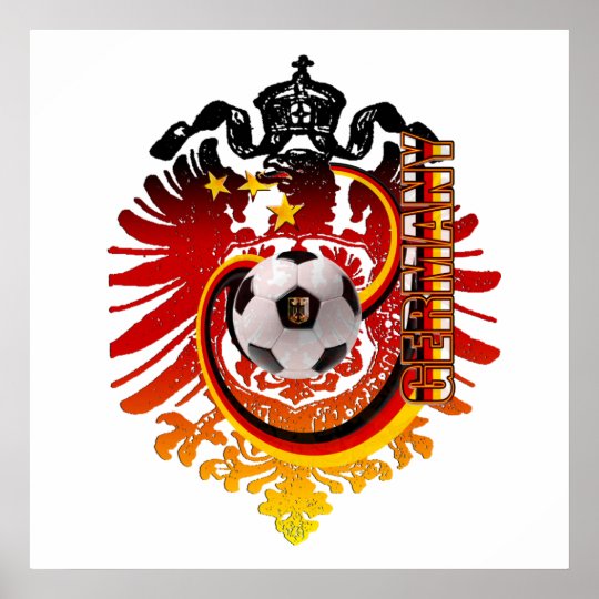 German Eagle Germany Soccer badge Poster | Zazzle.com
