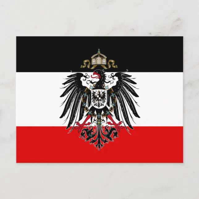 German Empire Flag Postcard | Zazzle