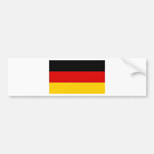 German Flag Bumper Sticker | Zazzle