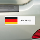 GERMAN FLAG Bumper Sticker | Zazzle
