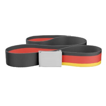 German flag canvas belt | Germany pride | Zazzle
