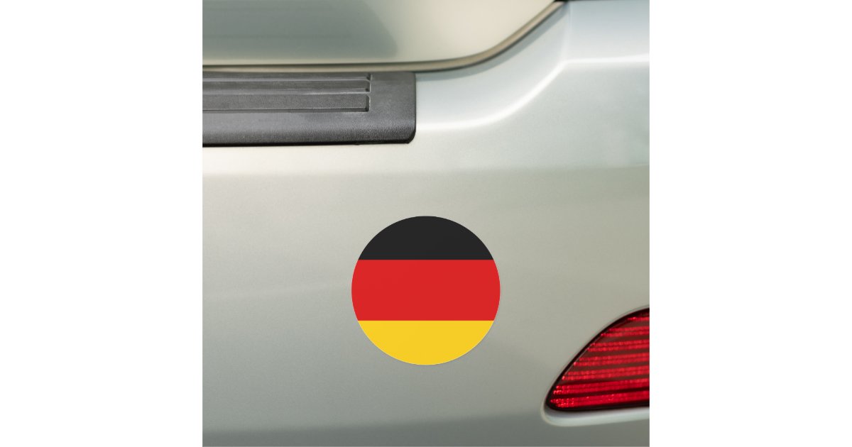 German flag car magnet | Zazzle