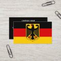 German Flag & Coat of Arms, Flag of Germany Business Card | Zazzle