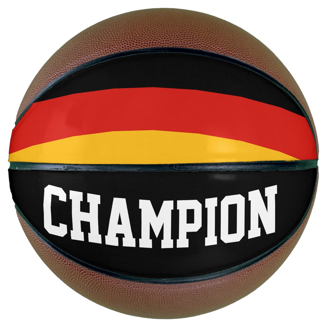 GERMAN FLAG COLORS + your ideas Basketball | Zazzle