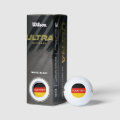German flag custom golf ball set for Germany | Zazzle