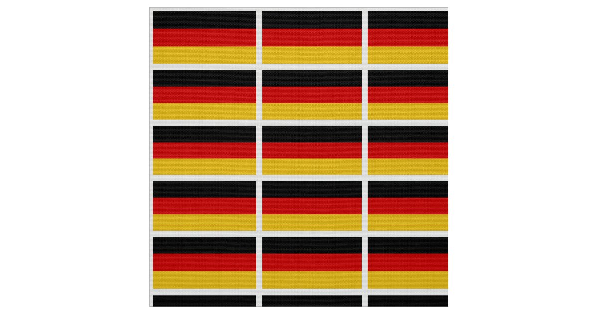 German Flag Fabric | Zazzle