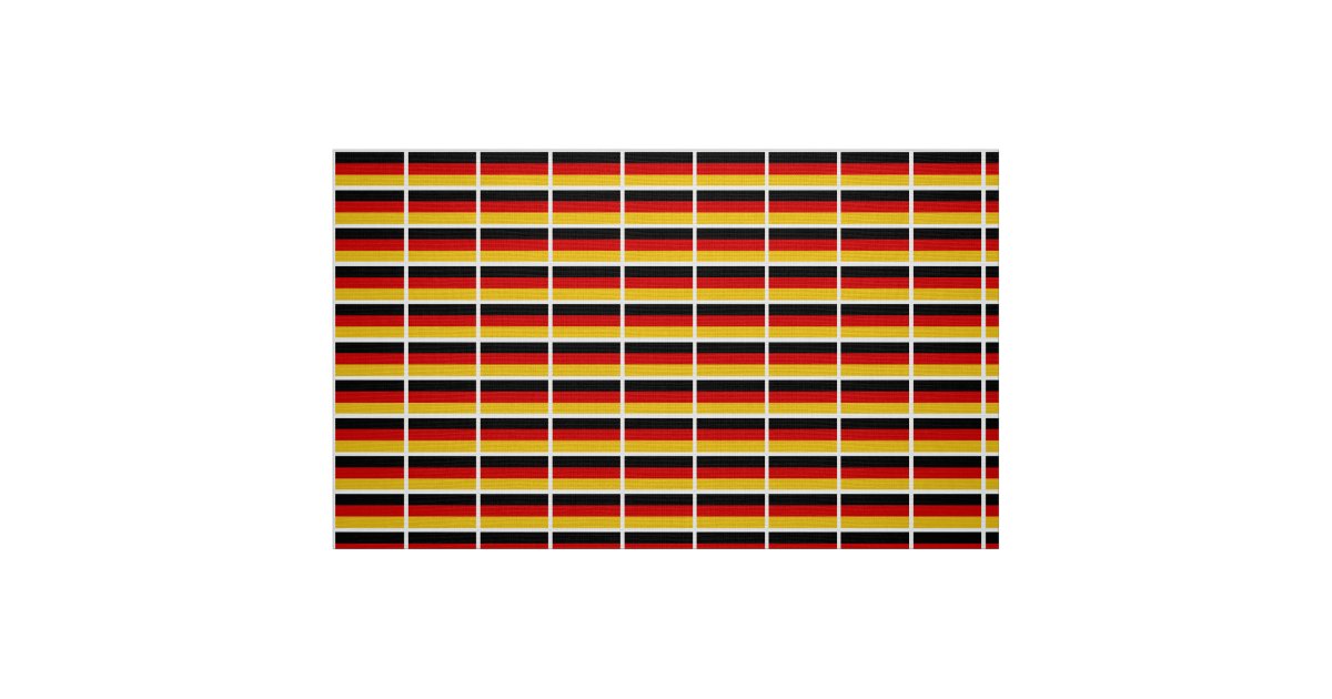 German Flag Fabric | Zazzle