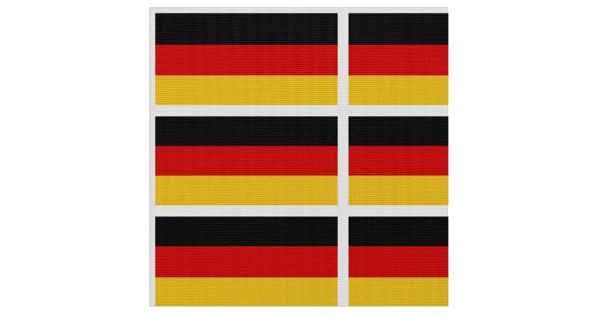 German Flag Fabric | Zazzle