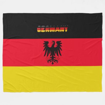 German flag fleece blanket | Zazzle