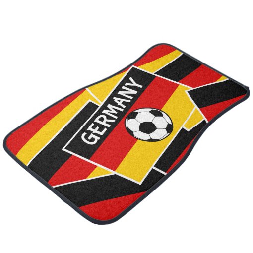 German Flag Football Car Mat | Zazzle