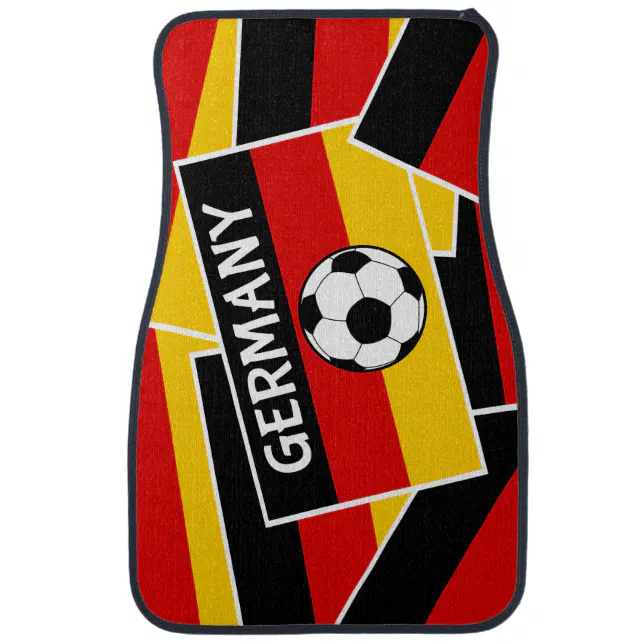 German Flag Football Car Mat | Zazzle