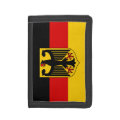 German flag & Germany, Eagle fashion /sports Trifold Wallet | Zazzle