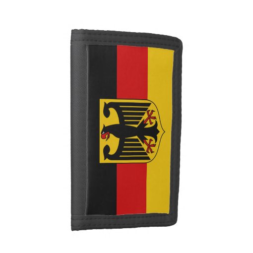 German flag & Germany, Eagle fashion /sports Trifold Wallet | Zazzle