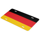 German flag license plate | Zazzle