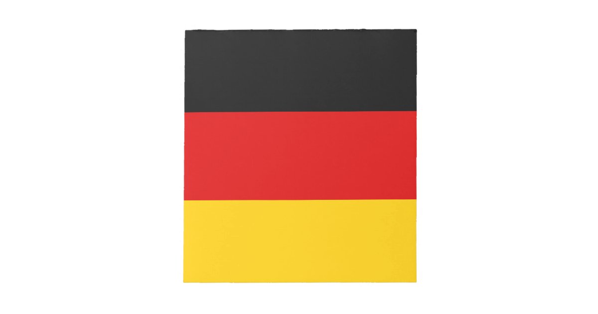 German Flag Notepad | Zazzle