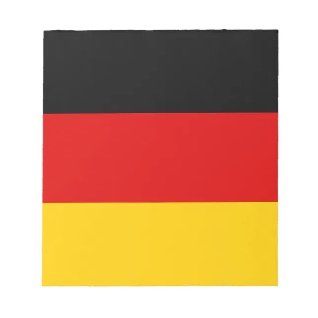 German Flag Notepad | Zazzle