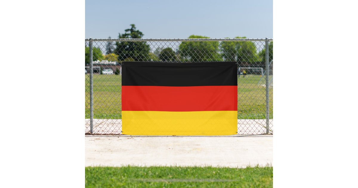 German flag of Germany custom banner sign | Zazzle