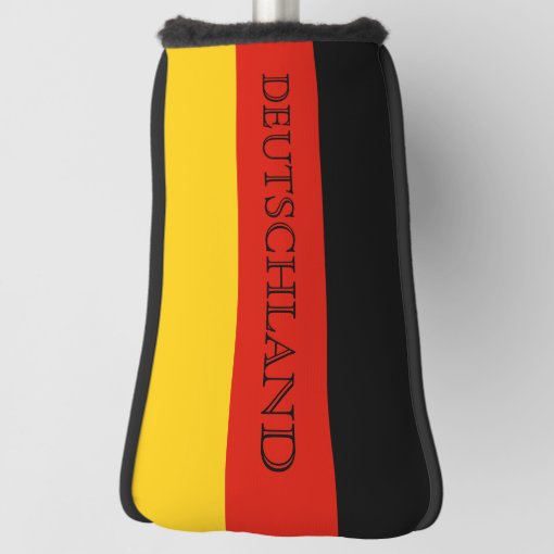 German flag of Germany custom golf head covers | Zazzle