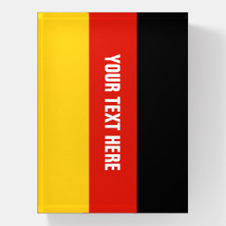 German flag of Germany personalized paperweight | Zazzle