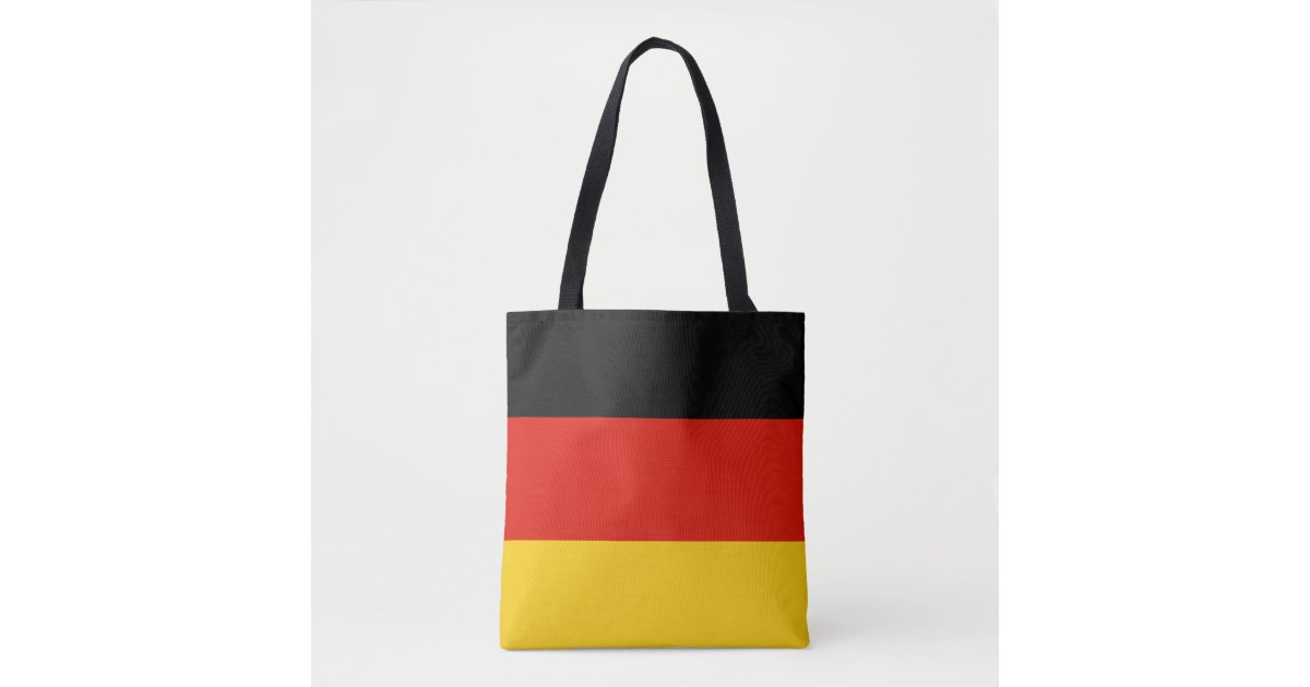 German flag of Germany shopping tote bags | Zazzle