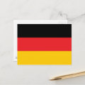 German flag postcard | Zazzle
