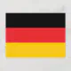 German flag postcard | Zazzle