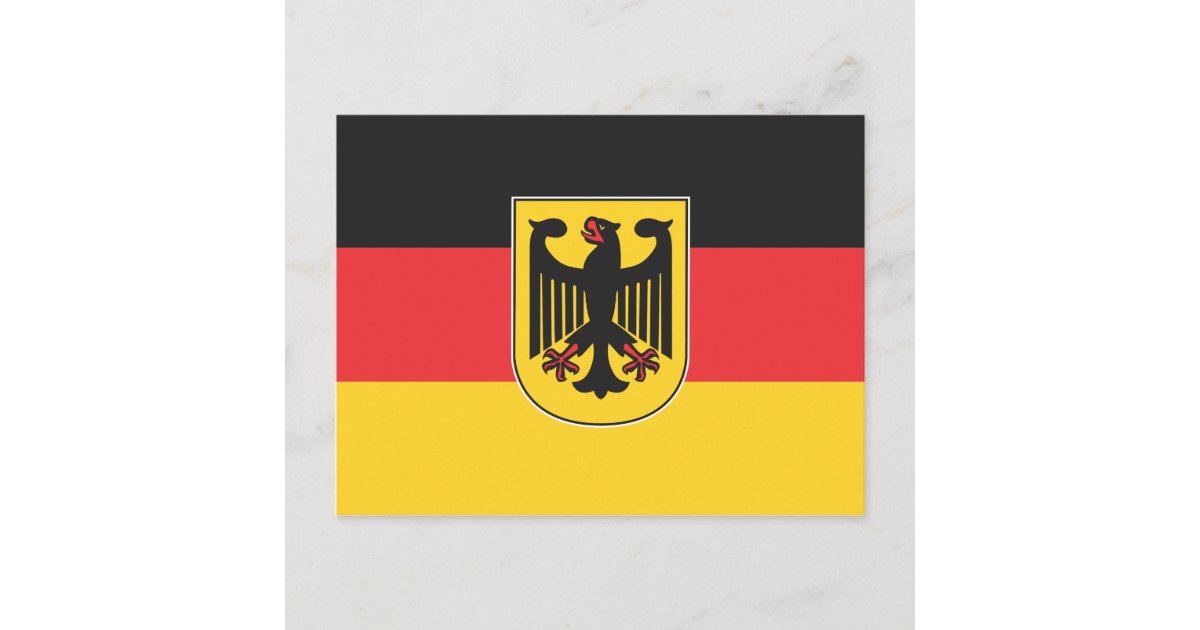 German Flag Postcard | Zazzle