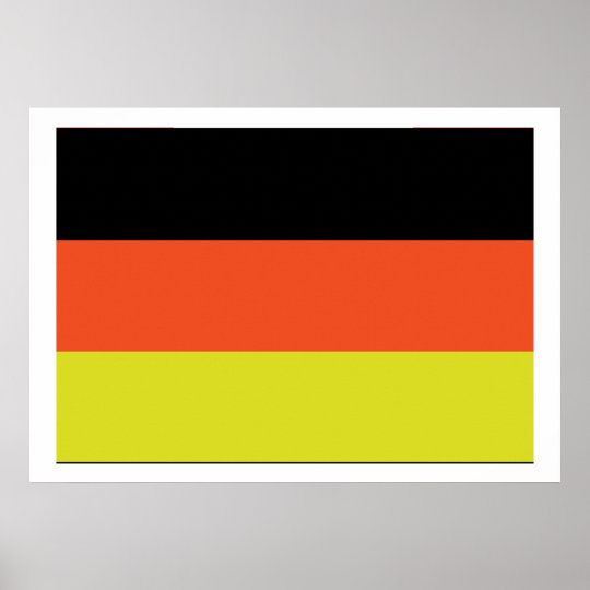 German Flag Poster | Zazzle.com