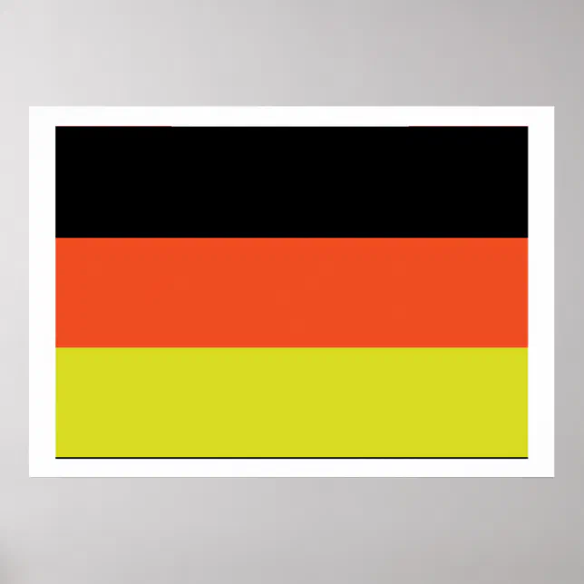 German Flag Poster | Zazzle