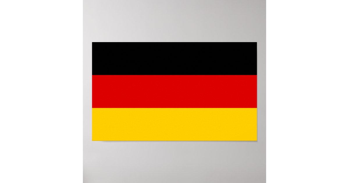 German Flag Poster | Zazzle