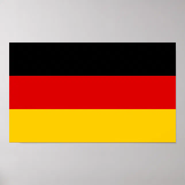 German Flag Poster | Zazzle