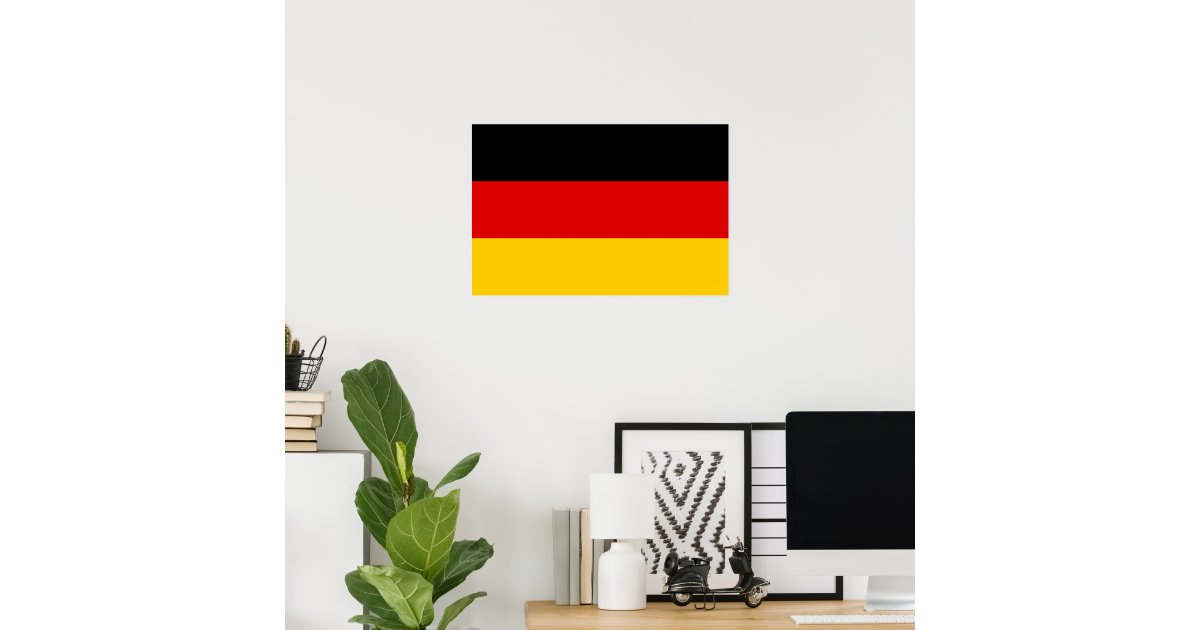 German flag poster | Zazzle