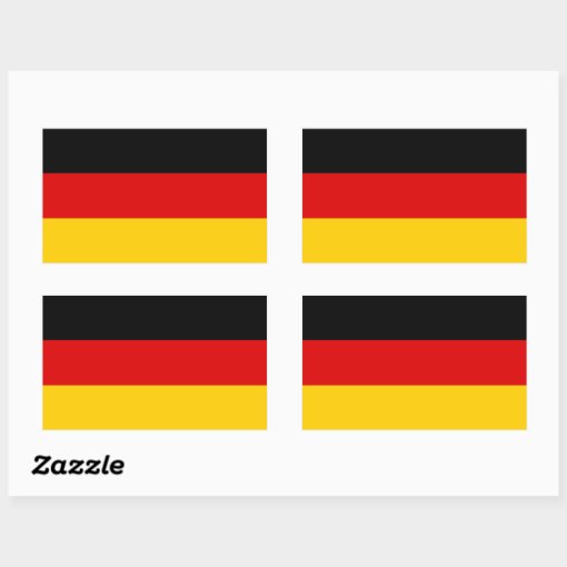 German Flag Sticker | Zazzle