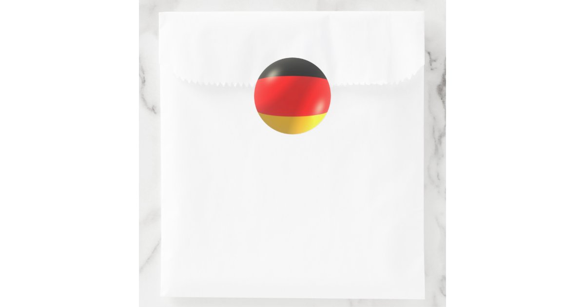 German Flag Sticker | Zazzle