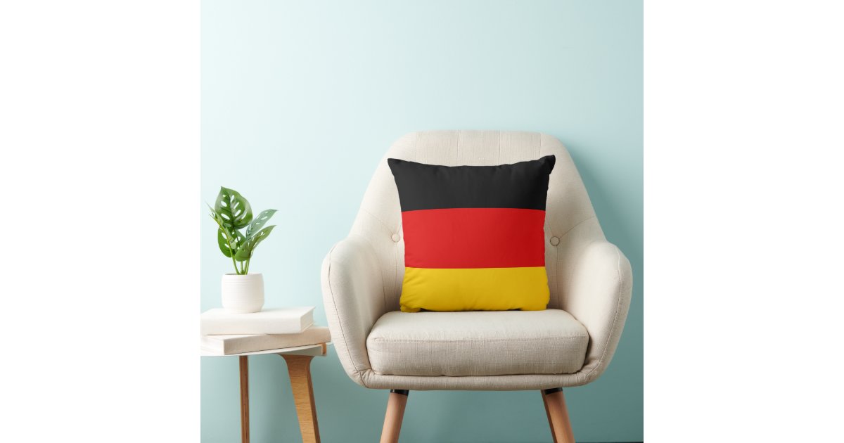 German flag throw pillow | Zazzle
