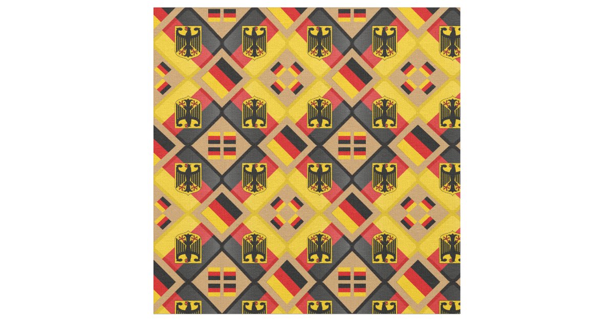 German Flag & Trendy Germany Fabric fashion Eagle | Zazzle