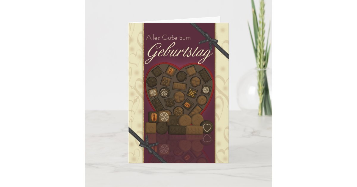 German Happy Birthday Card | Zazzle