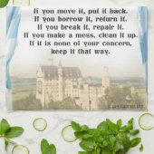 German House Rules Kitchen Cloth | Zazzle