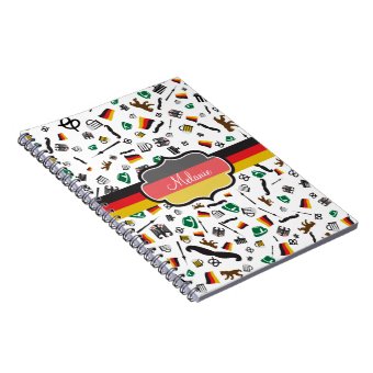 German items with Flag of Germany Notebook | Zazzle