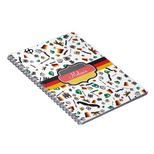 German items with Flag of Germany Notebook | Zazzle