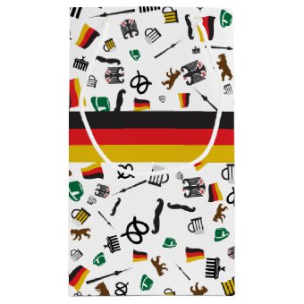 German items with Flag of Germany Small Gift Bag | Zazzle